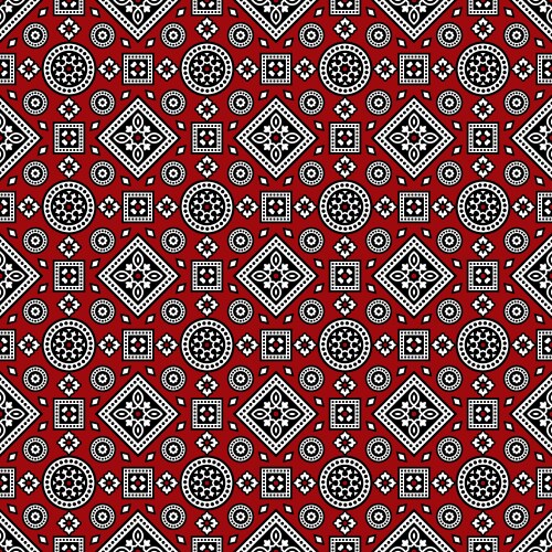 Traditional ajrak pattern tribal ethnic wallpaper Vector Image