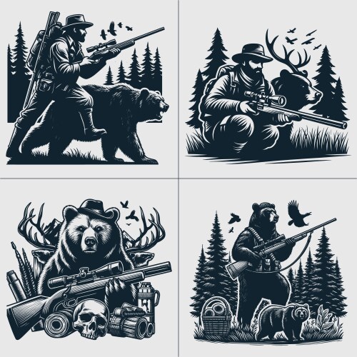 Hunting Vector Images (over 180,000)