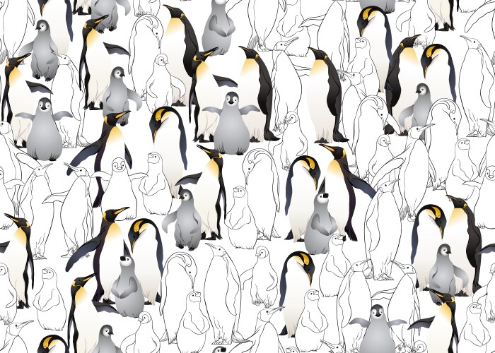 Emperor Penguin Vector Images (over 1,500)