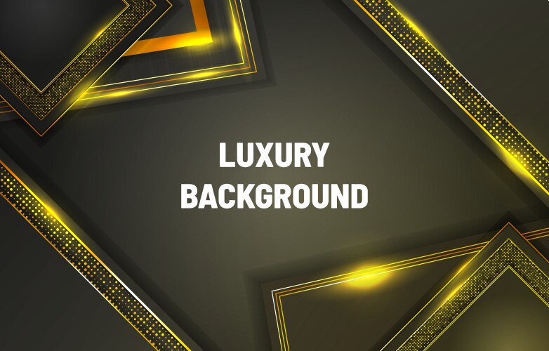 Modern black and gold background luxury Royalty Free Vector
