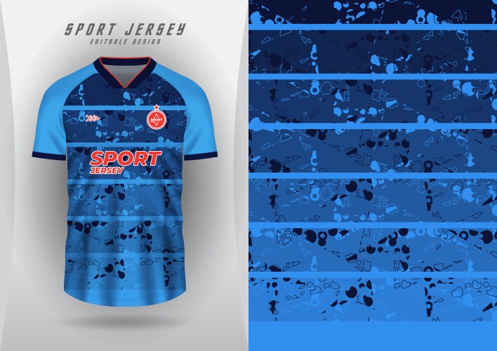 Soccer jersey pattern design cross Royalty Free Vector Image