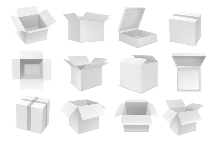 White box Royalty Free Vector Image - VectorStock