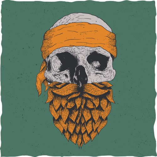 Skull with Beard Vector Images (over 6,700)