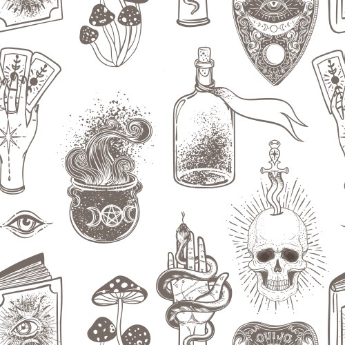 Mystic magic background religion Royalty Free Vector Image