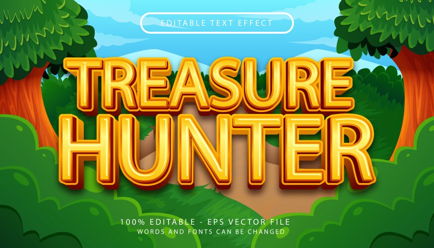 Comic text editable font effect Royalty Free Vector Image