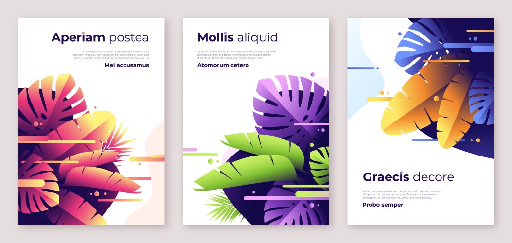 Abstract colorful curvy liquid cover and poster Vector Image