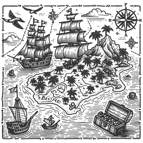 Treasure Vector Images (over 180,000)
