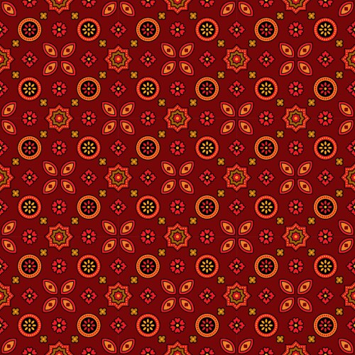 Traditional ajrak pattern tribal ethnic wallpaper Vector Image