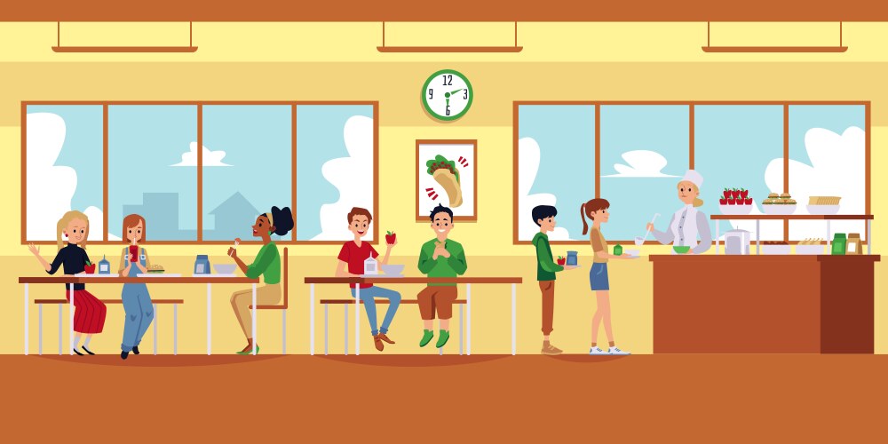 Cafeteria Cartoon Vector Images (over 9,400)