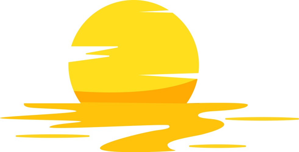 Peeble beach cartoon Royalty Free Vector Image