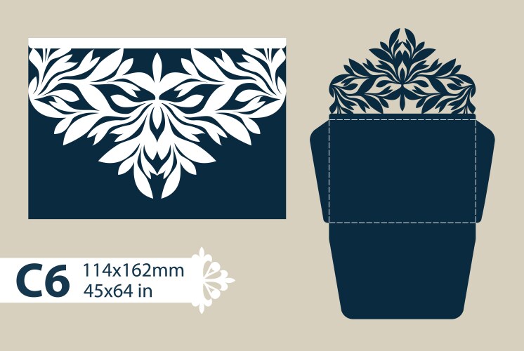 Envelope Die Cut Template Vector Images (over 2,400)