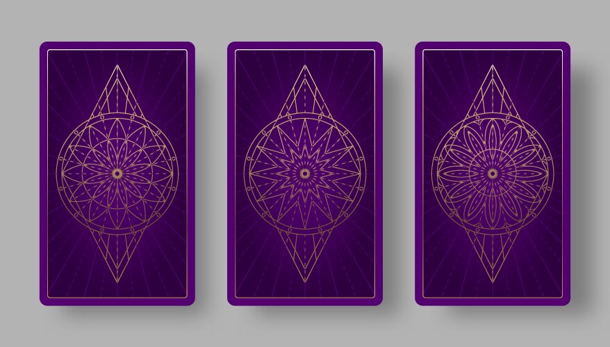 Tarot Card Back Vector Images (over 330)