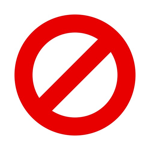 Not Allowed Symbols Vector Images (over 16,000)