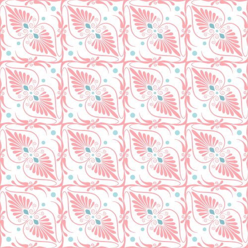 Royal striped seamless pattern rococo floral Vector Image