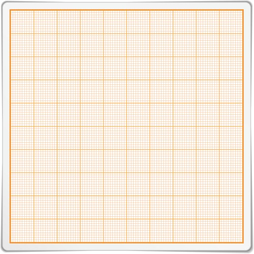 Blank polar graph paper - protractor pie chart Vector Image