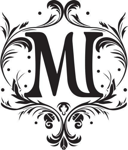 Letter M Calligraphy Vector Images (over 6,300)