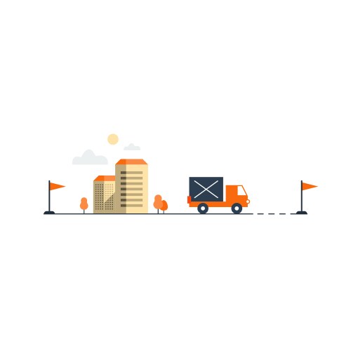 Cartoon logistics expert Royalty Free Vector Image