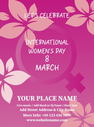 Mothers Day Celebration Party Poster Flyer Design Vector Image