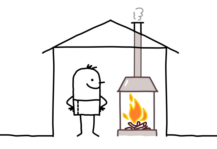 Fireplace Man Cartoon Vector Images (over 740)