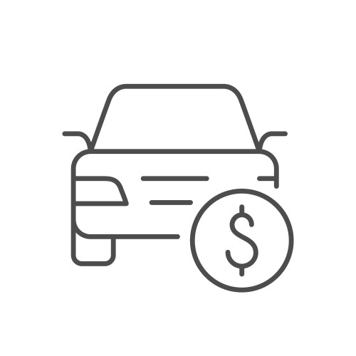 Car charging point icon Royalty Free Vector Image
