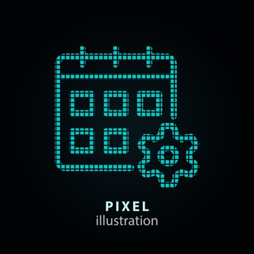 Calendar Pixel Art Vector Images (over 510)