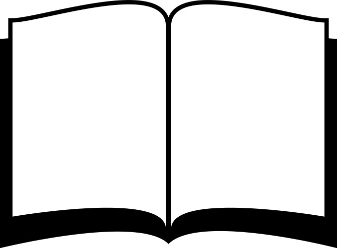 Open Book Black and White Vector Images (over 37,000)