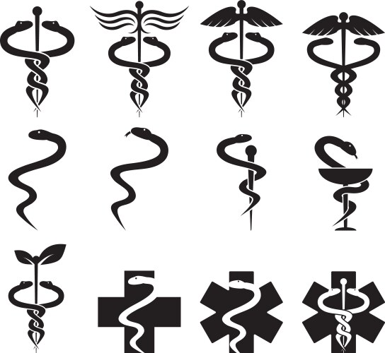 Medical Snake Logo Vector Images (over 1,500)