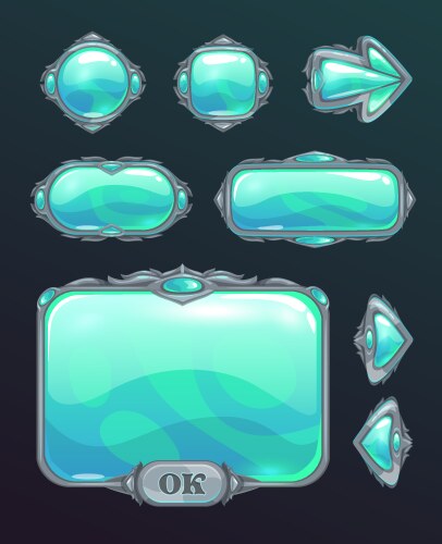 Game Button Assets Vector Images (over 3,400)