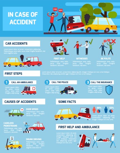 Car Crash Infographics Vector Images (over 610)