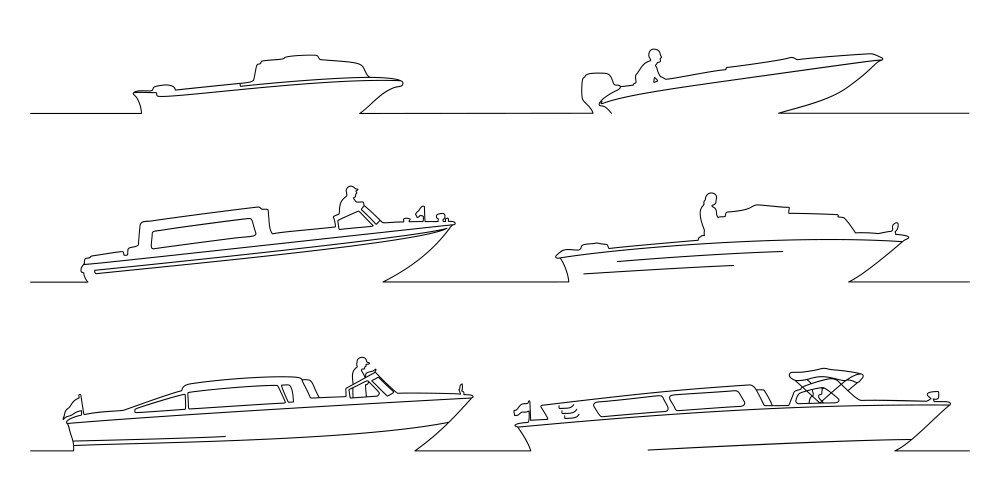 Boat Outline Vector Images (over 48,000)