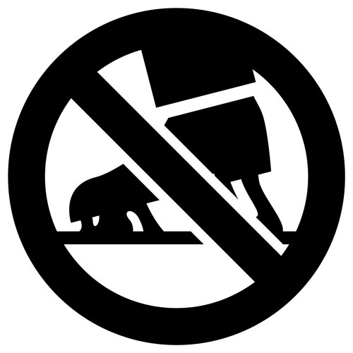 No chewing gum prohibited sign forbidden modern Vector Image