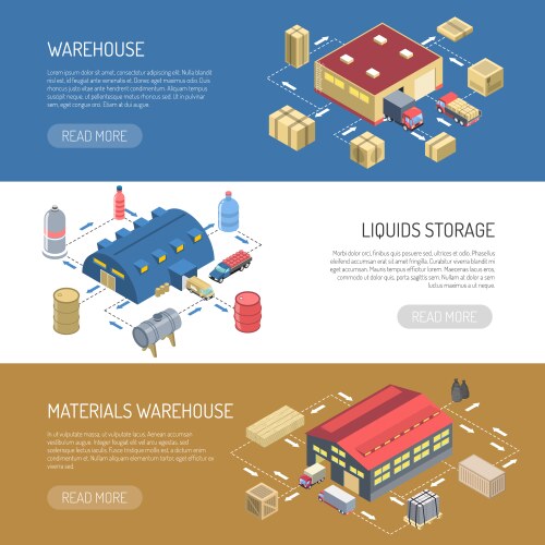 Warehouse cartoon Royalty Free Vector Image - VectorStock