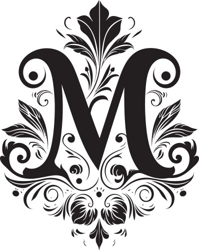 Alphabet Letter M Lettering Calligraphy Vector Images (over 5,800)