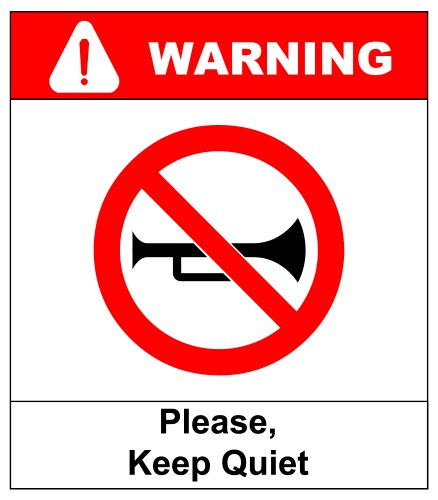 Please Keep Quiet Sign Vector Images (over 210)