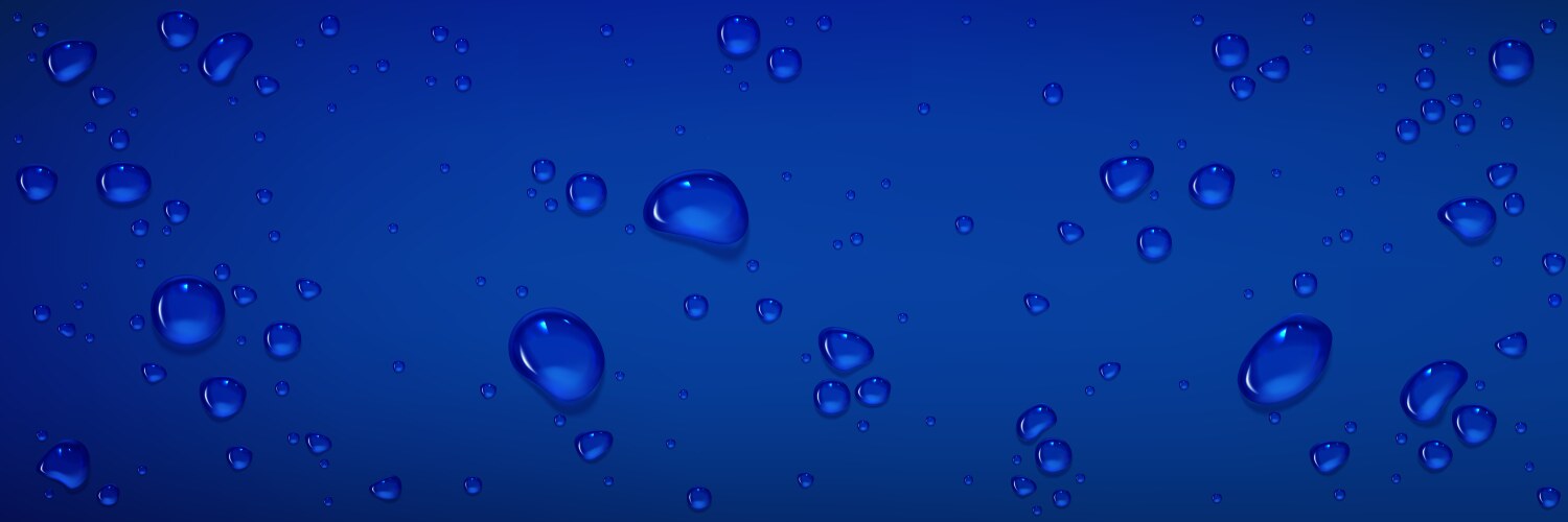 Water drops Royalty Free Vector Image - VectorStock