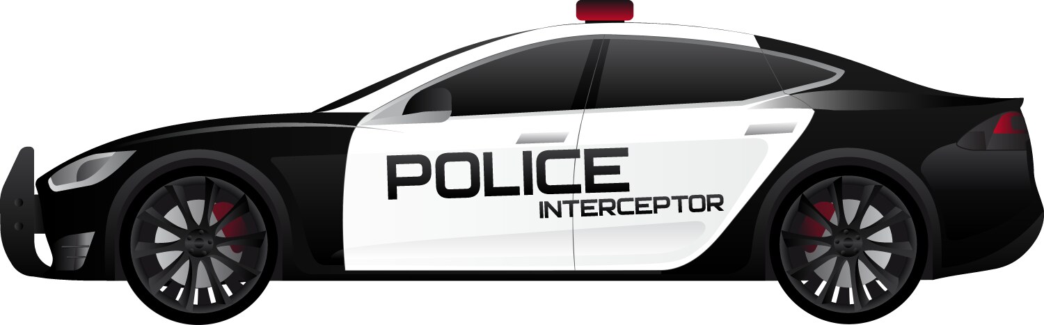 Colorful of a modern electric car Royalty Free Vector Image