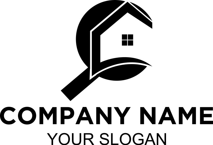 Restaurant logo design Royalty Free Vector Image