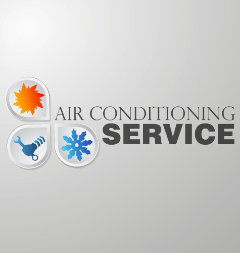 Air conditioning design for home business Vector Image