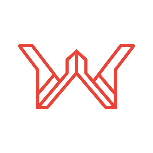 Letter mark logo Royalty Free Vector Image - VectorStock