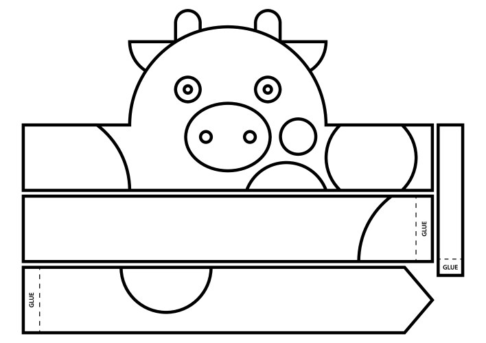 Printable raccoon paper crown party headband die Vector Image