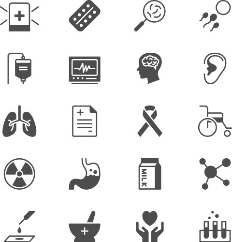 Media and communication icons Royalty Free Vector Image