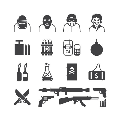 Terrorist Vector Images (over 4,500)