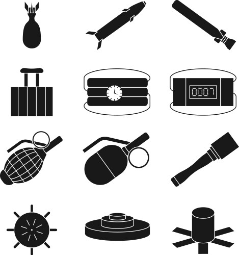 Military stikers set Royalty Free Vector Image
