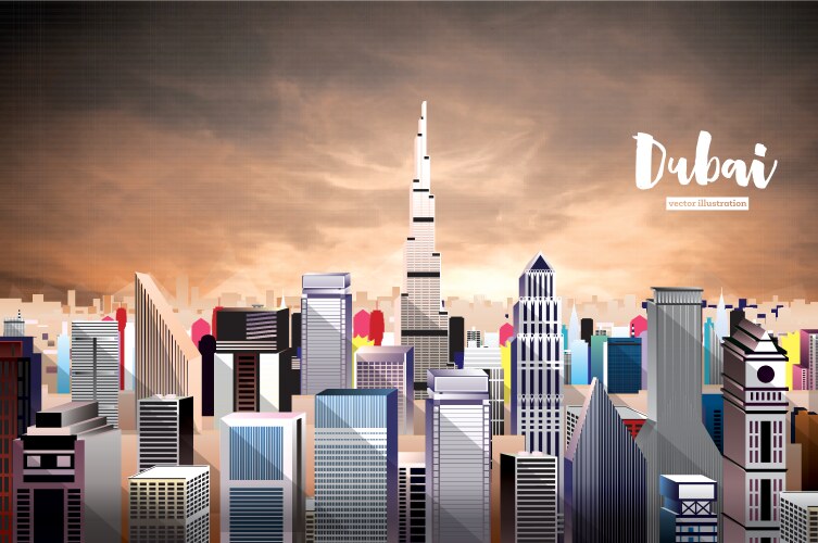 Dubai Skyline Vector Images (over 2,100)