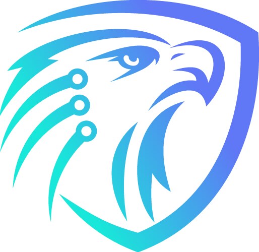 Eagle icon logo design template Royalty Free Vector Image