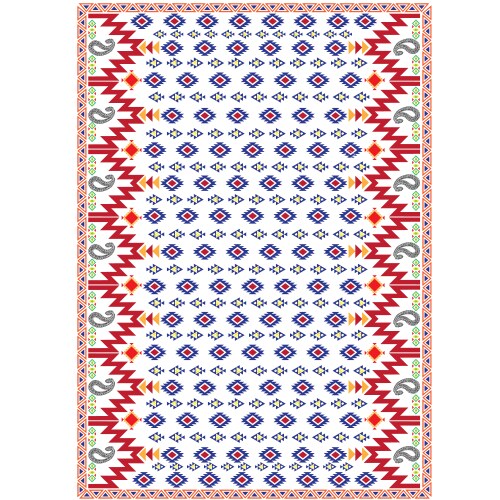 Jamdani saree border pattern design – Royalty-Free Vector | VectorStock