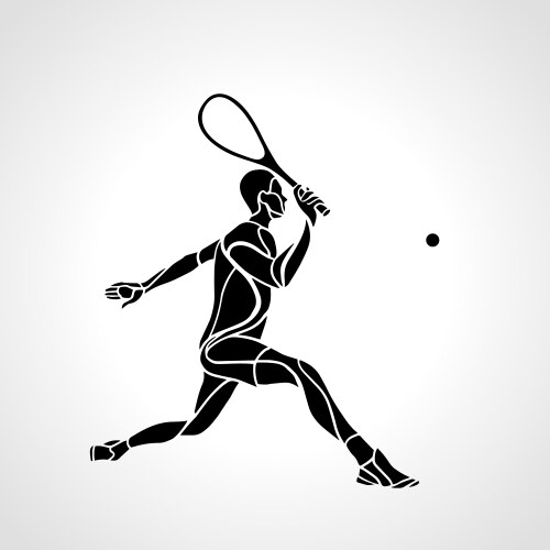 Squash Player Vector Images (over 430)