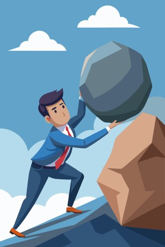 Cartoon Pushing Vector Images (over 15,000)