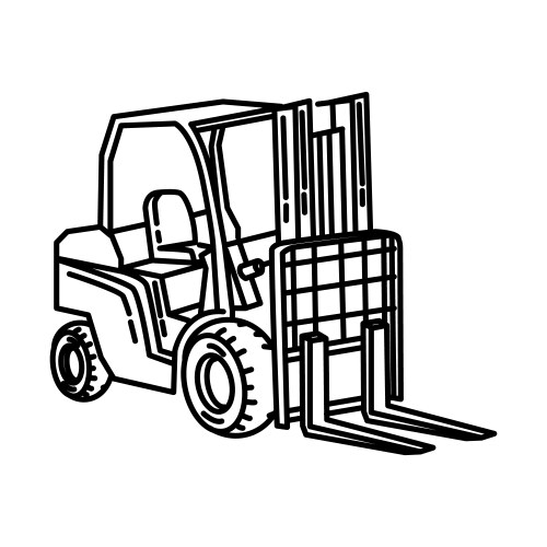 Ramps icon doodle hand drawn or outline style Vector Image