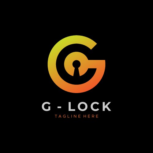 Creative letter k logo with circle element Vector Image